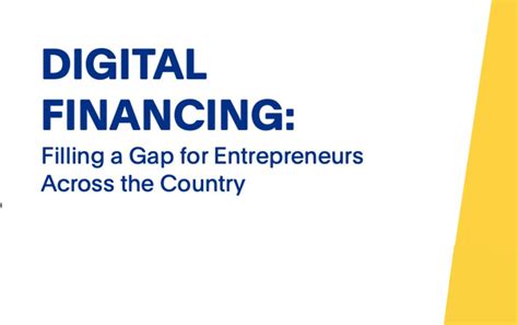 Digital Financing Filling A Gap For Entrepreneurs Across The Country