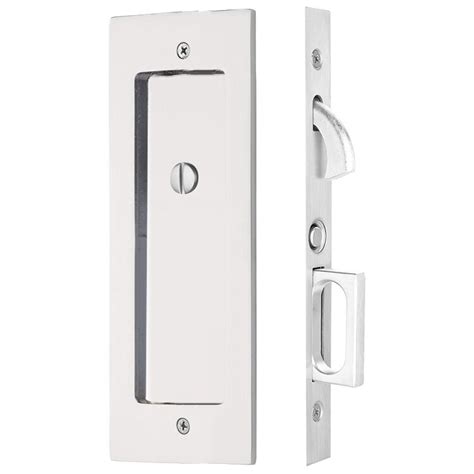 Emtek 2115 Modern Rectangular Privacy Pocket Door Mortise Lock For 1 3