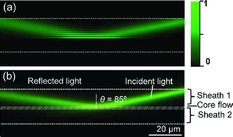 Optical Intensity Distribution Of The Evanescent Field Generated By Download Scientific Diagram