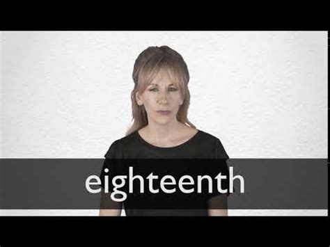 EIGHTEENTH Definition And Meaning Collins English Dictionary