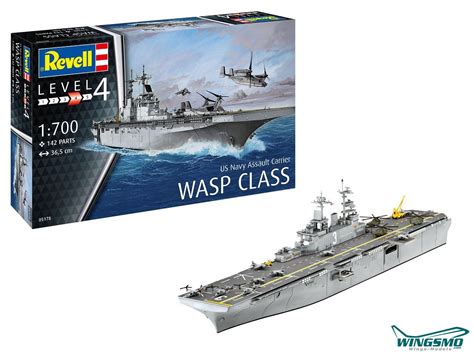 Revell Assault Carrier Uss Wasp Class Model Set 65178