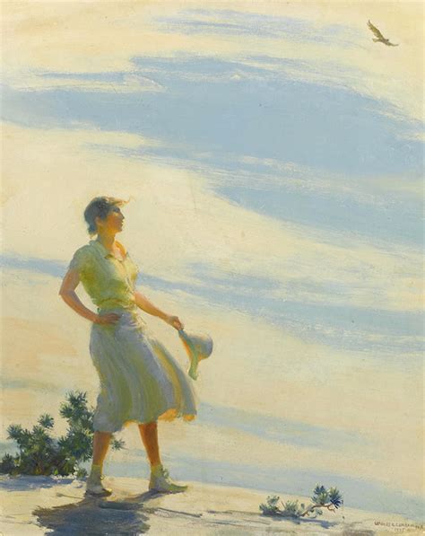 Art Prints Of On The Heights By Charles Courtney Curran
