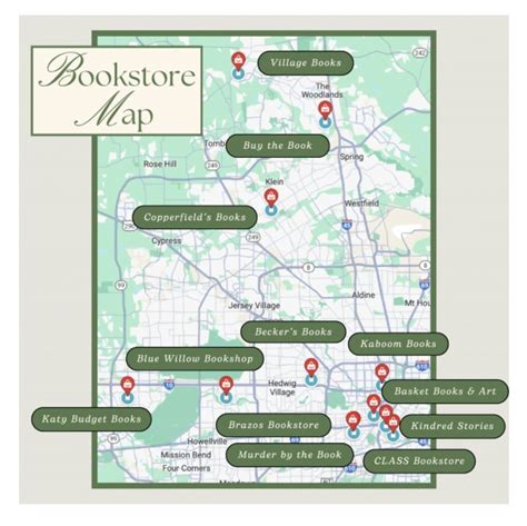Thea Goldin Smith On Linkedin Useful Local Bookstore Map For Houston Shared By Blue Willow