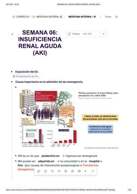 Solution Insuficiencia Renal Aguda Aki Studypool