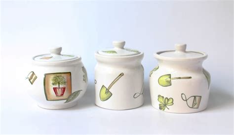 Modern Condiment Containers With Matching Lids Minh Tien Ceramic