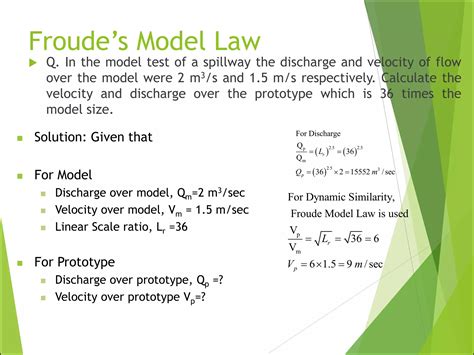 Similitude And Dimensional Analysis Hydraulics Engineering Pdf