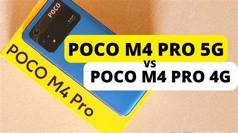 DiferenÇas Dos Xiaomi Poco M4 Pro 4g E Poco M4 Pro 5g Youtube