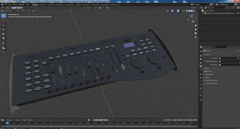 Monoprice Universal Stage Lighting Controller 3d Model 39 3ds Blend C4d Fbx Max Ma Lxo