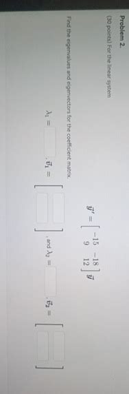 Solved Problem 2 30 ﻿points ﻿for The Linear