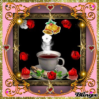 DER WUNDERSCHOENE GUTEN MORGEN KAFFEE ROTE ROSEN HERRLICHE BLUETEN
