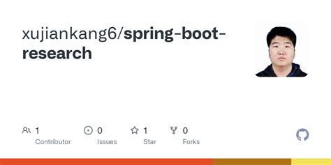 GitHub Xujiankang Spring Boot Research