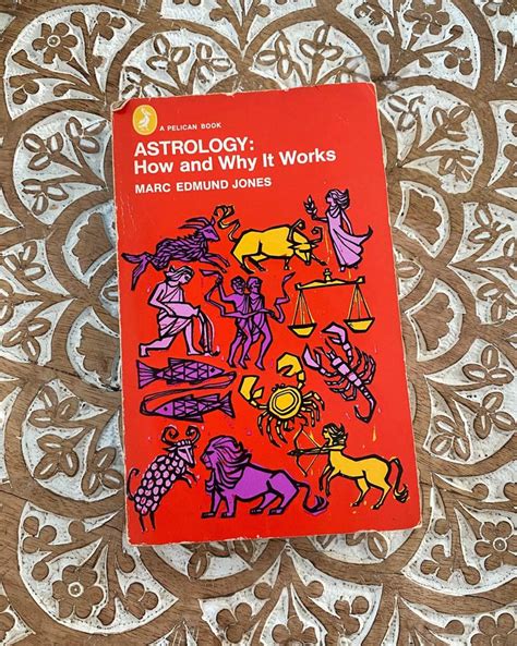 Vintage 1971 Astrology How And Why It Works Marc Edmond Jones Zodiac