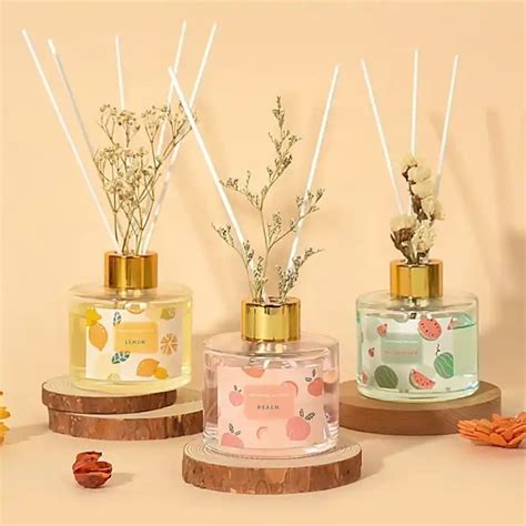 Custom Private Label Reed Diffuser Home Fragrance Wholesale Rattan Stick Reed Diffuser With T