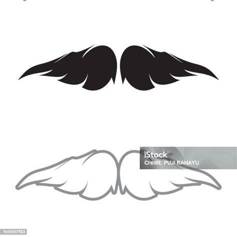 Mustache Vector Icon Logo Design Template向量圖形及更多上唇鬍鬚圖片 上唇鬍鬚 人的臉部 剃鬚