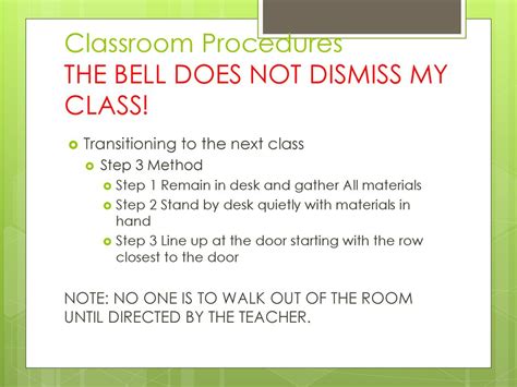 Classroom Guidelines Rules Ppt Download