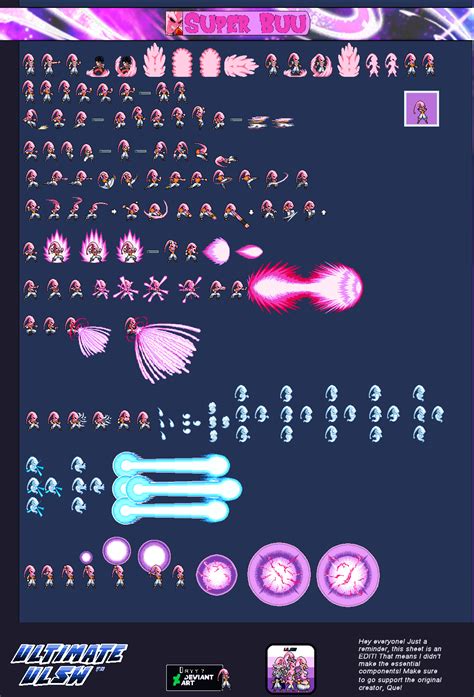 Super Buu Gohan Sprite Sheet Ulsw By Dryy7 On Deviantart