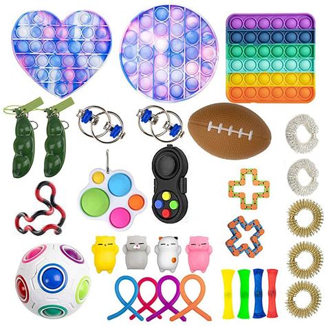 Plastic Push Bubble Sensory Autism Antistress Kit Vicedeal