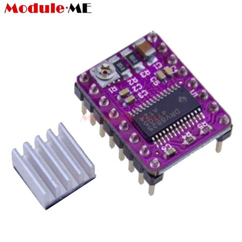 5pcs 3d Printer Stepstick Drv8825 Stepper Motor Driver Module Reprap 4