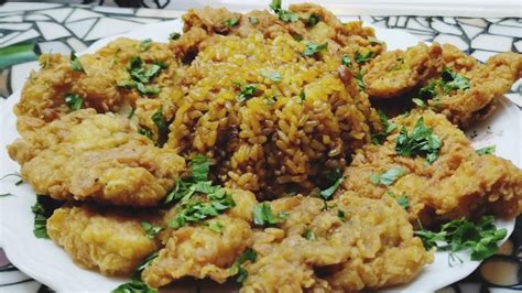 طريقة عمل رز الصيادية و سمك فيليه بتتبيلة مقرمشة 🍛🦈 Youtube
