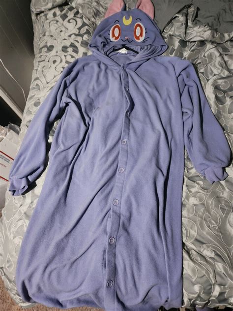 Sailor Moon Luna Adult Pajamas Gem