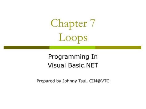 ppt chapter 7 loops powerpoint presentation free download id 3479857