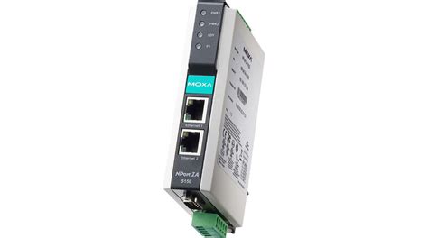 NPORT IA5150 Moxa Serial Device Server 100 Mbps Serial Ports 1