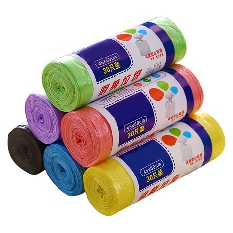 黑色背心式大号垃圾袋厨房加厚中小号手提式一次性家用塑料袋 虎窝淘