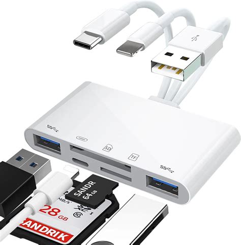 Jp 【2024最新型】メモリーカードリーダー 5in3 Lightningtype Cusb Sdtf