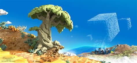Planets Cube An Open World Role Playing Video Game Filled With Voxels