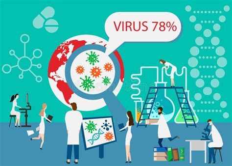 Epidemiología Laboratorio De Riesgo Para La Salud Ilustración De