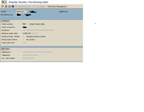 Solved Vendor Minimum Order Value Sap Community