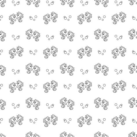 Premium Vector Fish Pattern6 Cute Seamless Pattern With Fish Cartoon