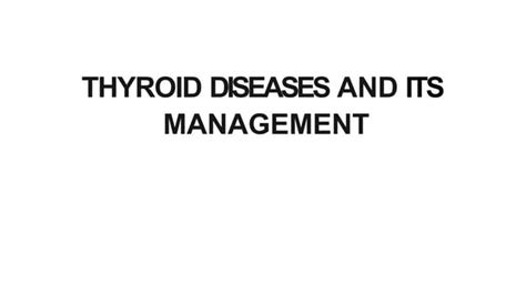 Thyroid Diseases Neck Mass And Thyroid Diseases Pdf