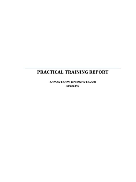 Practical Training Report Pdf Architect 3 D Modeling