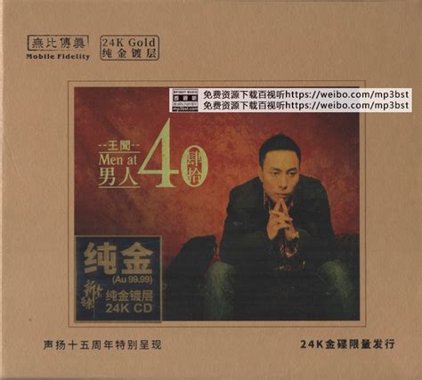 王闻 男人四十 24K金碟限量版 2021 低速原抓WAV MP3 320K MP3BST