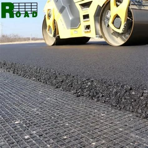 Road And Railway Basalt Fiber Geogrid Mesh For Road Construction