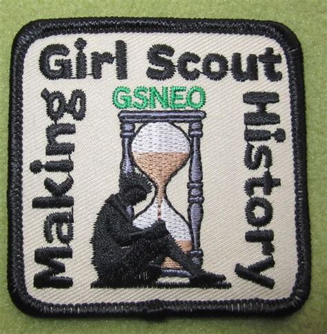 Girl Scouts North East Ohio 100th Anniversary Patch Making Girl Scout