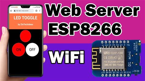Build An Esp8622 Web Server With Wemos D1 Mini Webserver Arduino Esp8266 Wemos D1 Mini Youtube