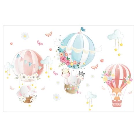 DÉCALCOMANIES DE DESSIN Animé Autocollants Fenêtre Décor Maison Enfant