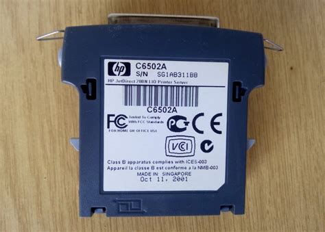 Print Server Hp Hewlett Packard C6502a Jetdirect 200n Lio