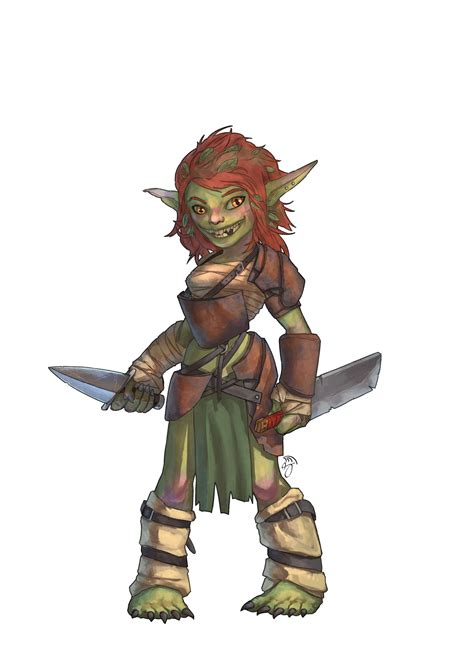 Female Goblin Bard Pathfinder Pfrpg Dnd D D 3 5 5e 5th Ed D20 Fantasy