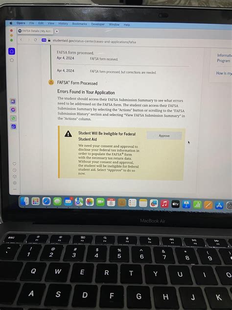 Fafsa Processed But Errors Rfafsa