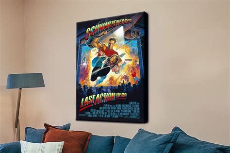 Last Action Hero Movie Poster Print Canvas Prints Australia