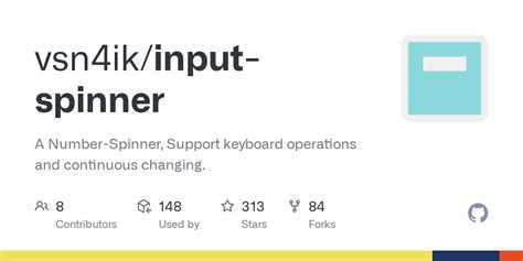 Github Vsn4ikinput Spinner A Number Spinner Support Keyboard