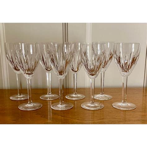 1980s Set Of 8 Waterford Crystal Carina Waterwine Glasses Chairish