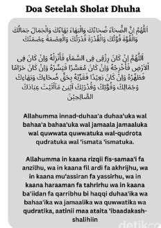Doa Setelah Sholat Dhuha Abduweb