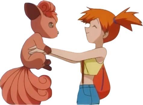 Misty Holding Vulpix Render By Willdinomaster55 On Deviantart