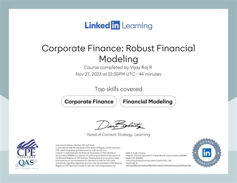 vijay raj rajan on linkedin certificate of completion