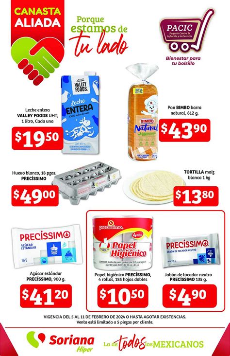 Folleto Soriana Canasta Aliada Al 11 De Febrero 2024