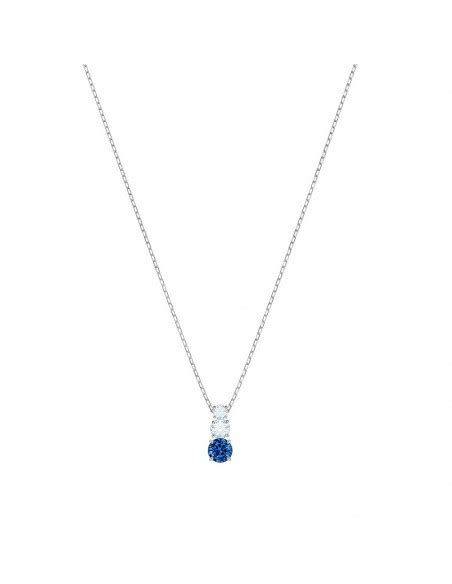 Swarovski Collana Attract Trilogy Round Placcato Rodio 5416156